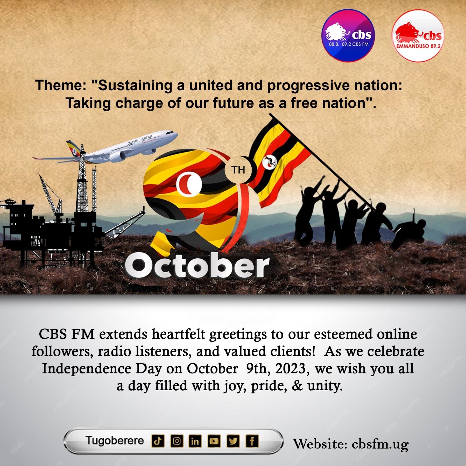 Uganda @ 61 Independence – CBS FM